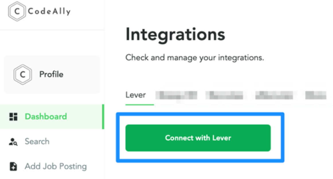Enabling and using the CodeAlly integration – Lever Support