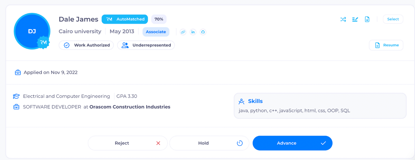 Enabling and using the RippleMatch integration – Lever Support