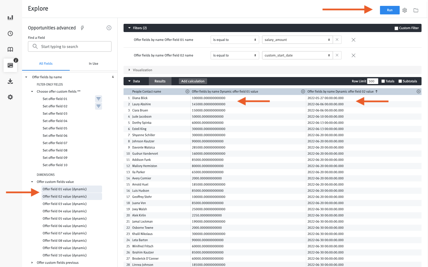Data Explorer: Incorporating custom offer fields into custom reports ...