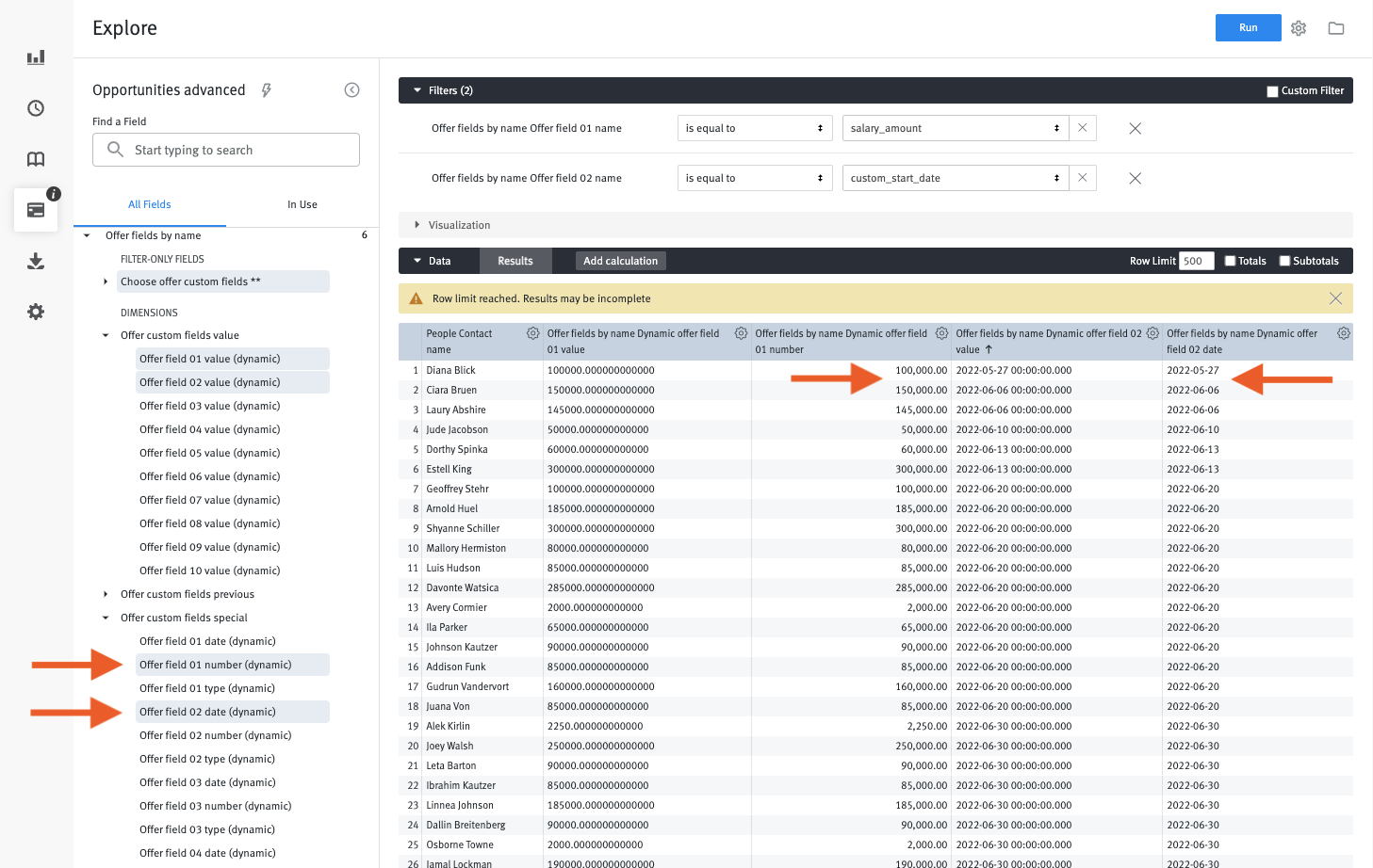 Data Explorer: Incorporating custom offer fields into custom reports ...