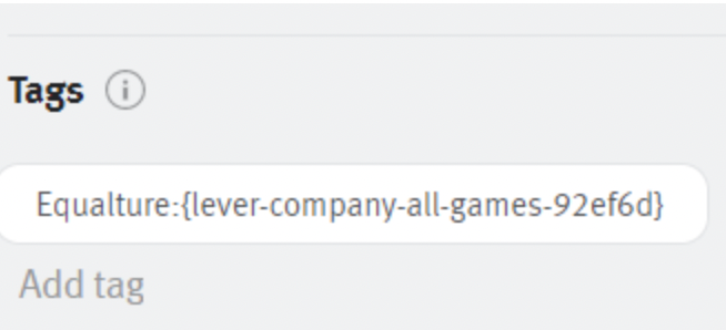 Enabling and using the Equalture integration – Lever Support
