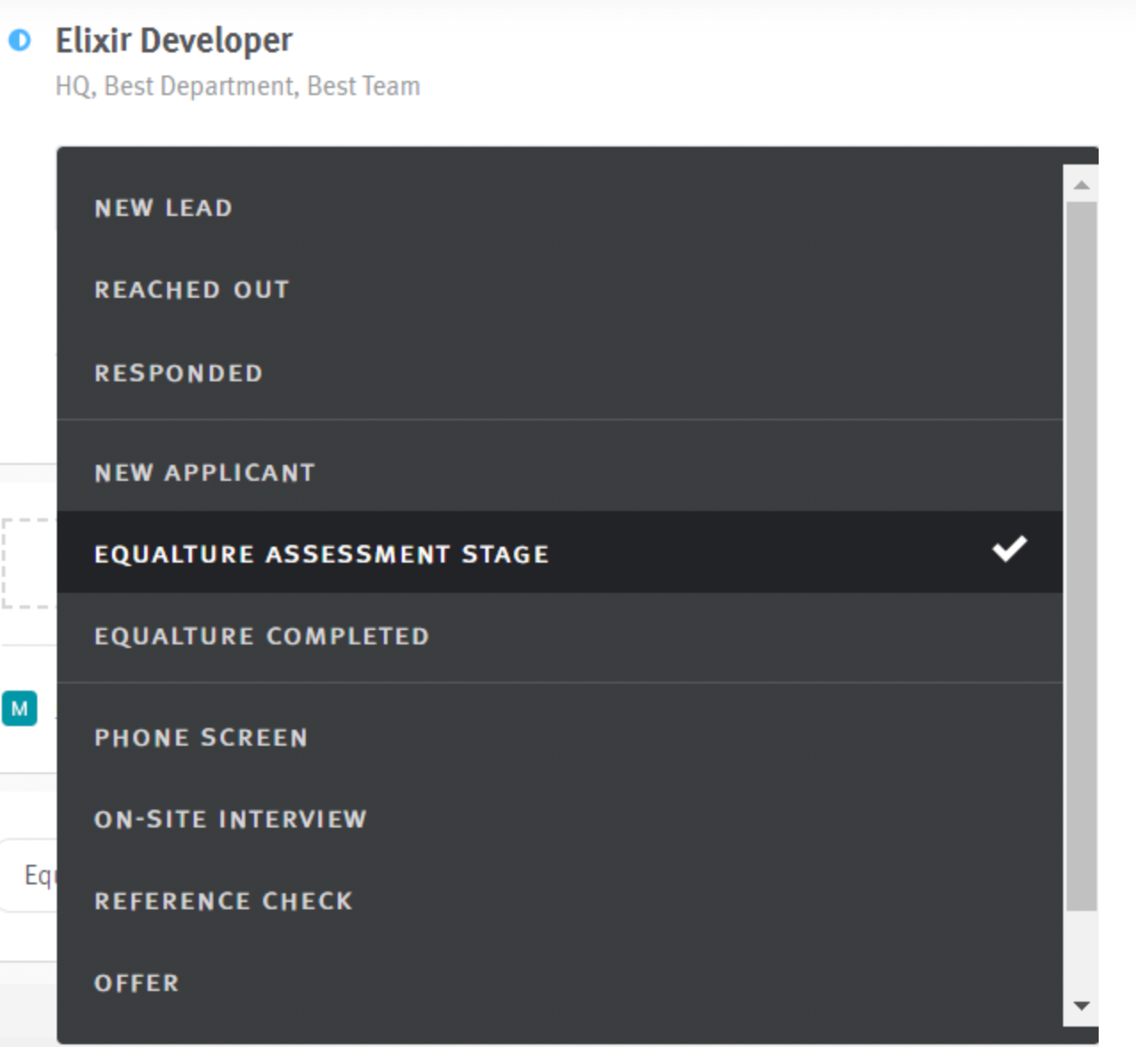 Enabling and using the Equalture integration – Lever Support