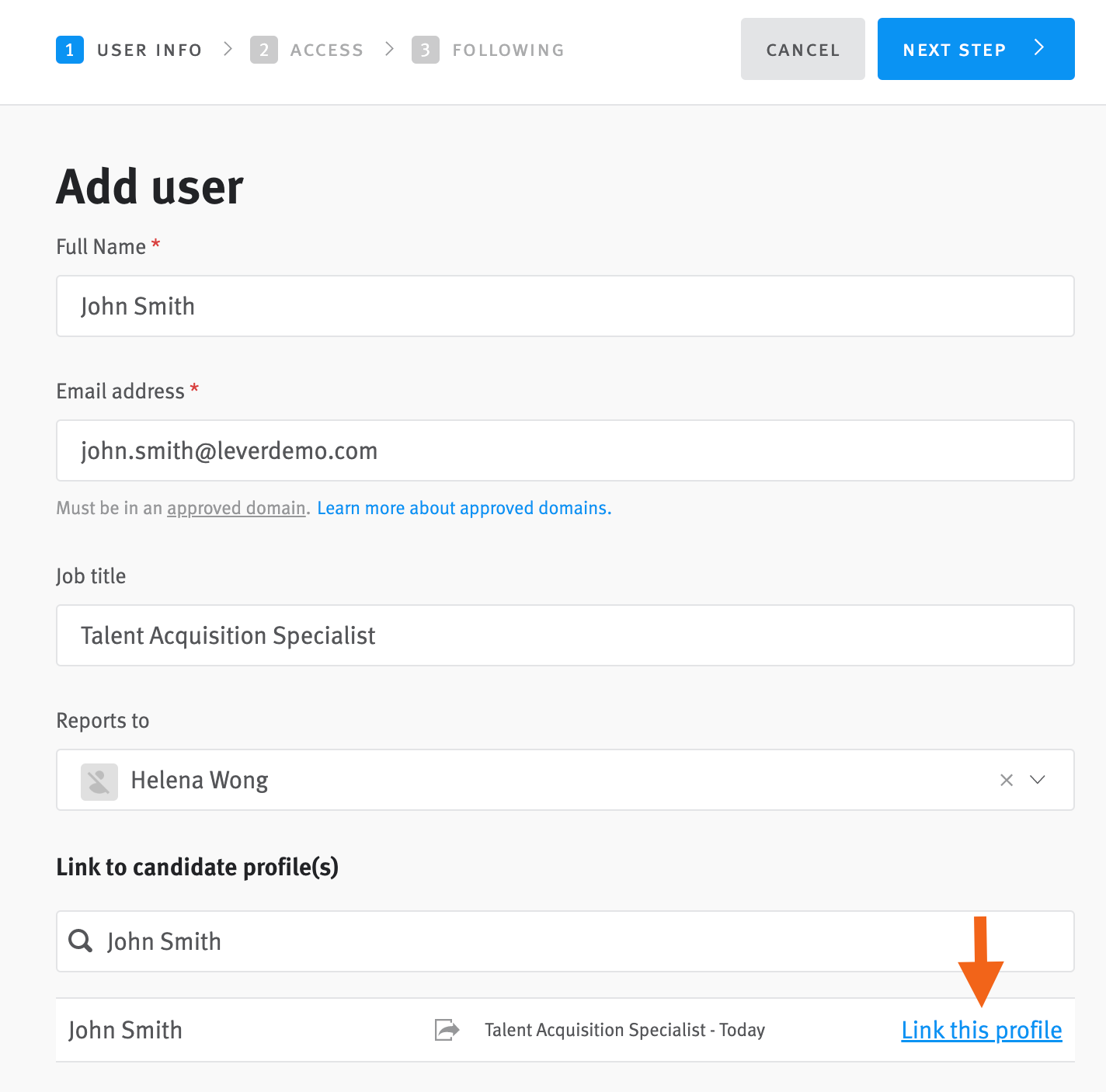 Adding and managing users – Lever Support