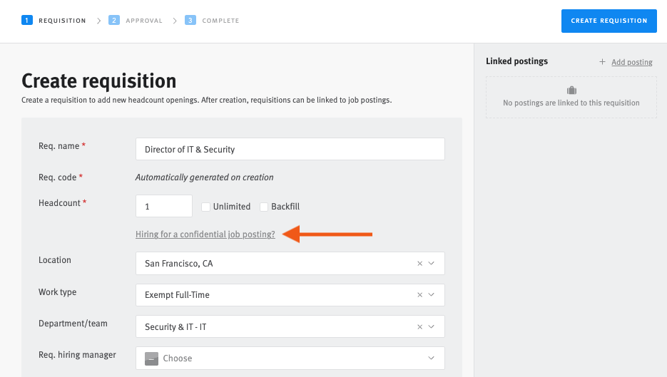 Creating And Managing Confidential Requisitions Lever Support