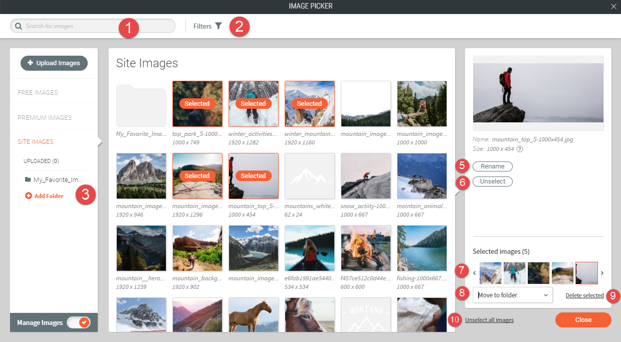 Career Site Builder: Image picker – Lever Support