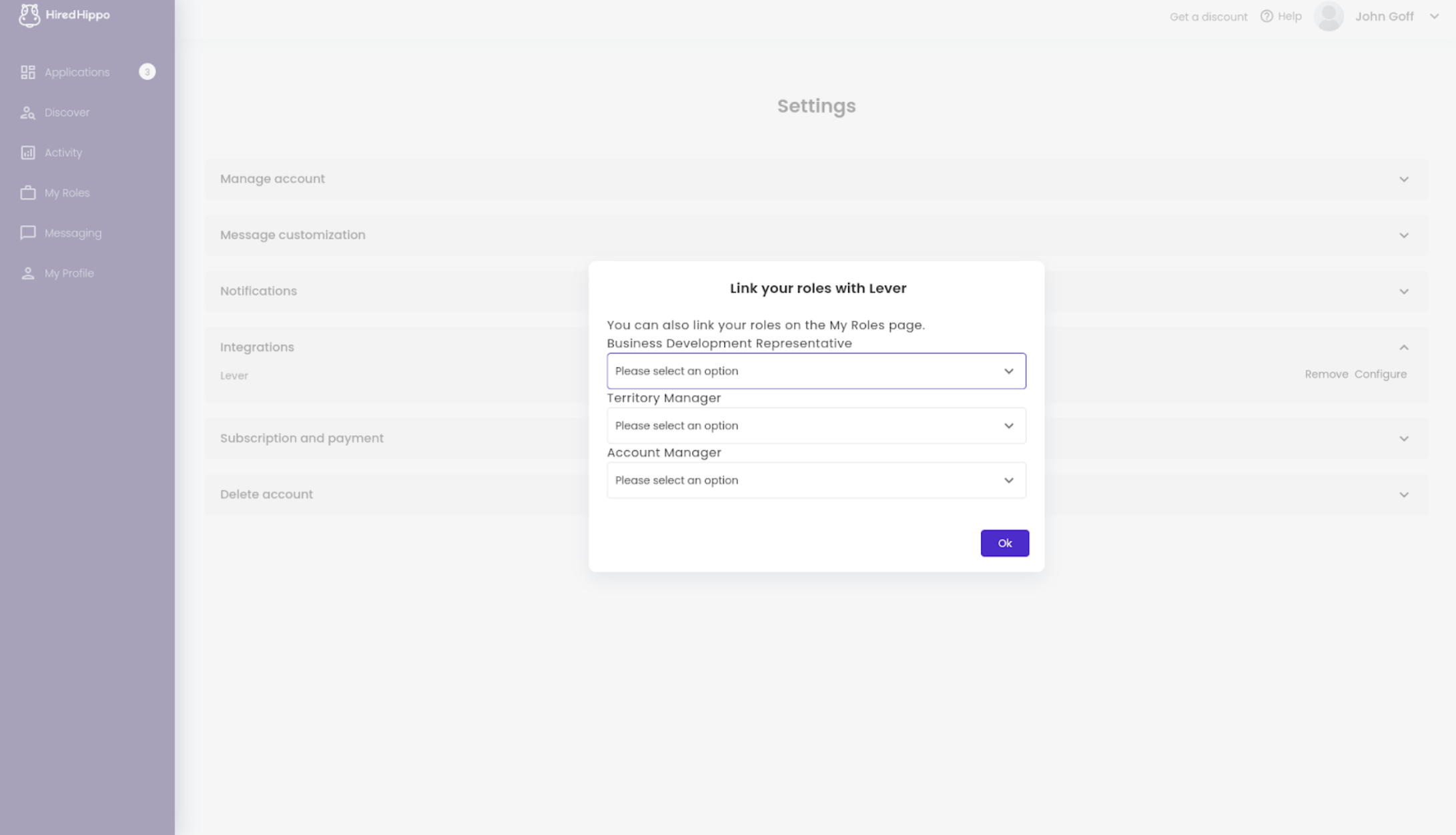 Enabling and using the HiredHippo integration – Lever Support