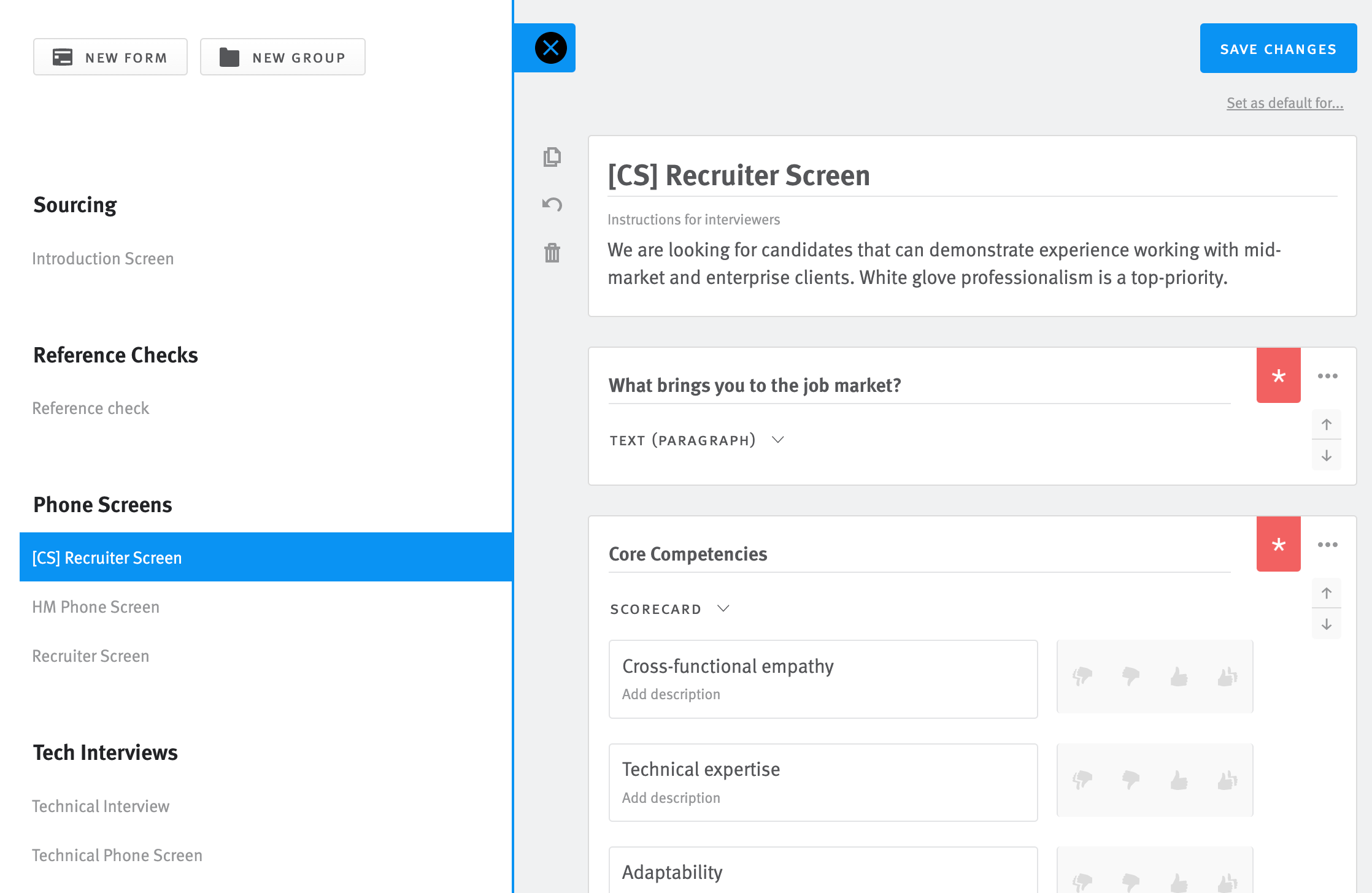 Best practices for using interview plans – Lever Support