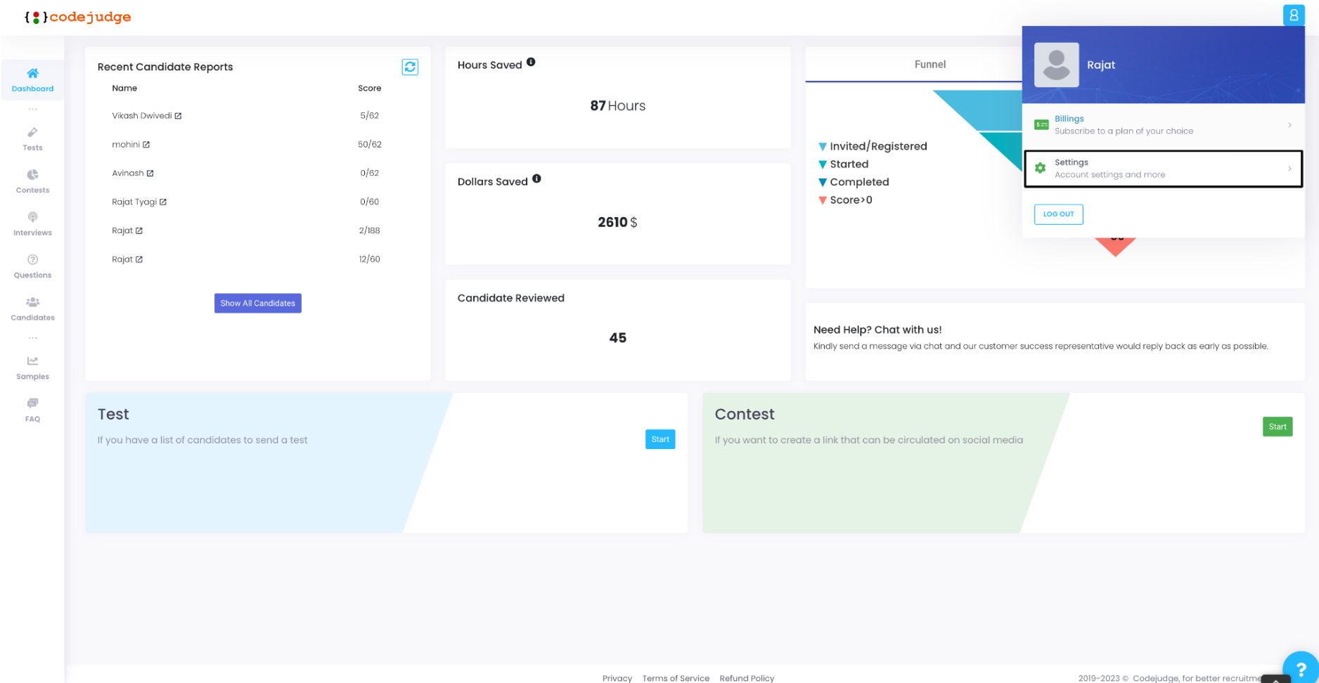 Enabling and using the Codejudge integration – Lever Support