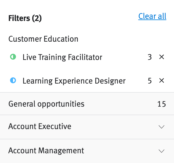 Filtering the candidate pipeline – Lever Support