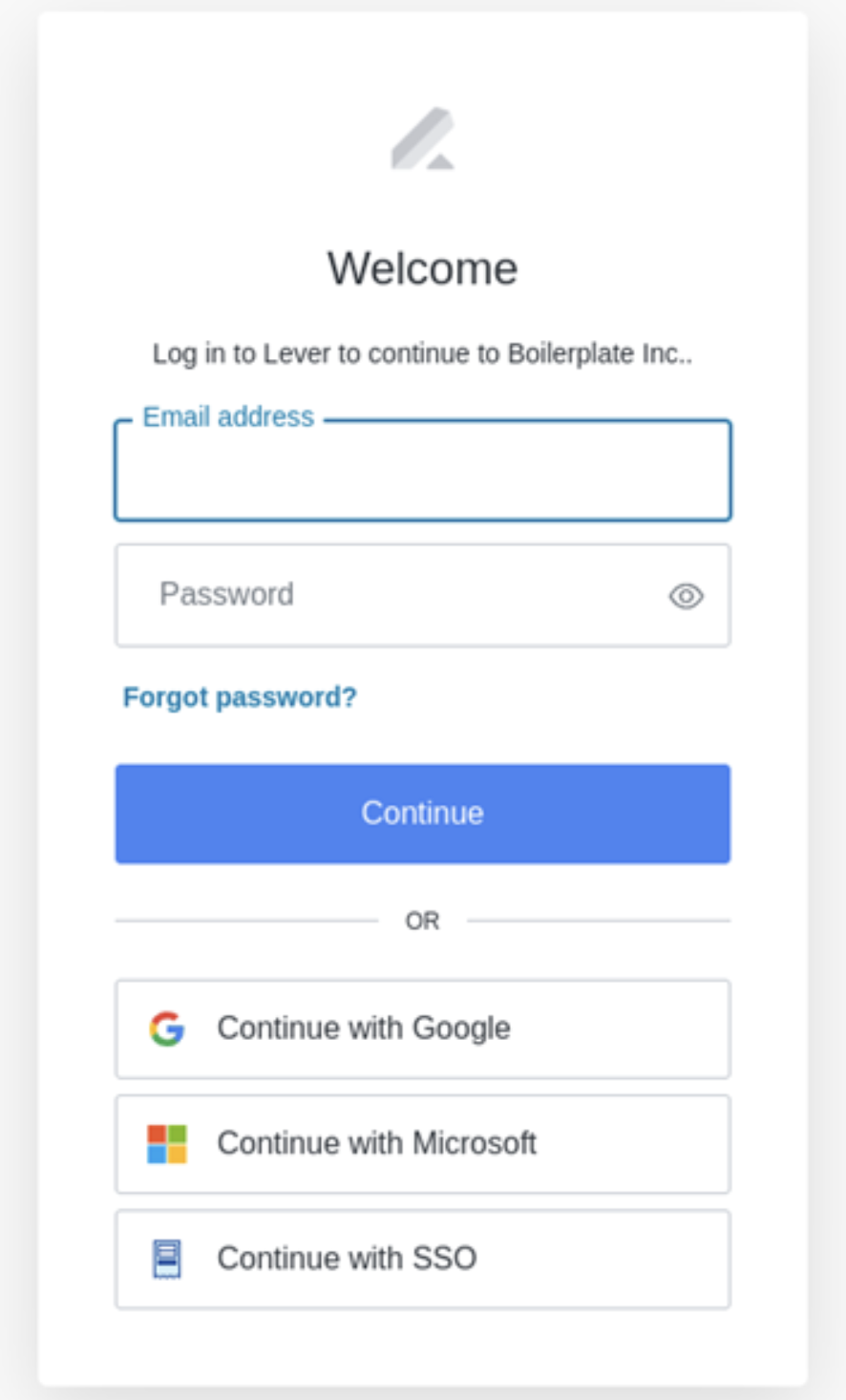Enabling and using the Boilerplate integration – Lever Support
