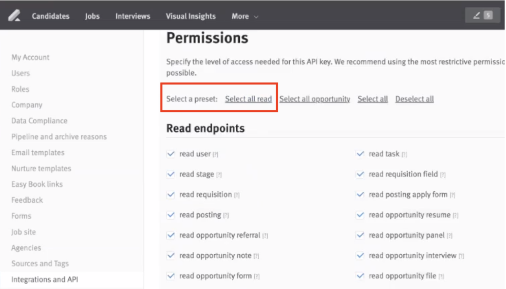 Enabling and using the TeamOhana integration – Lever Support