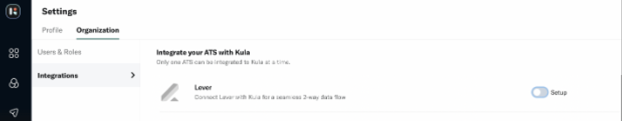 Enabling and using the Kula.ai integration – Lever Support