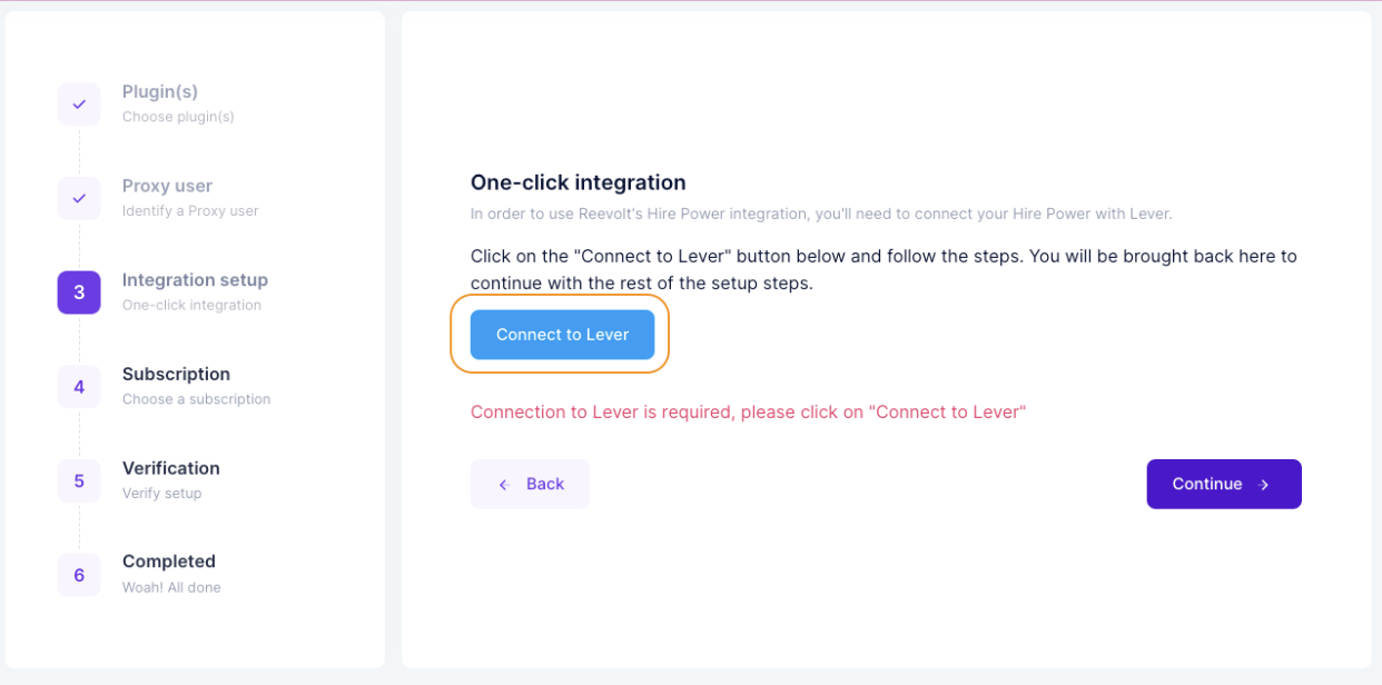 Enabling and using the Reevolt Hire Power integration – Lever Support