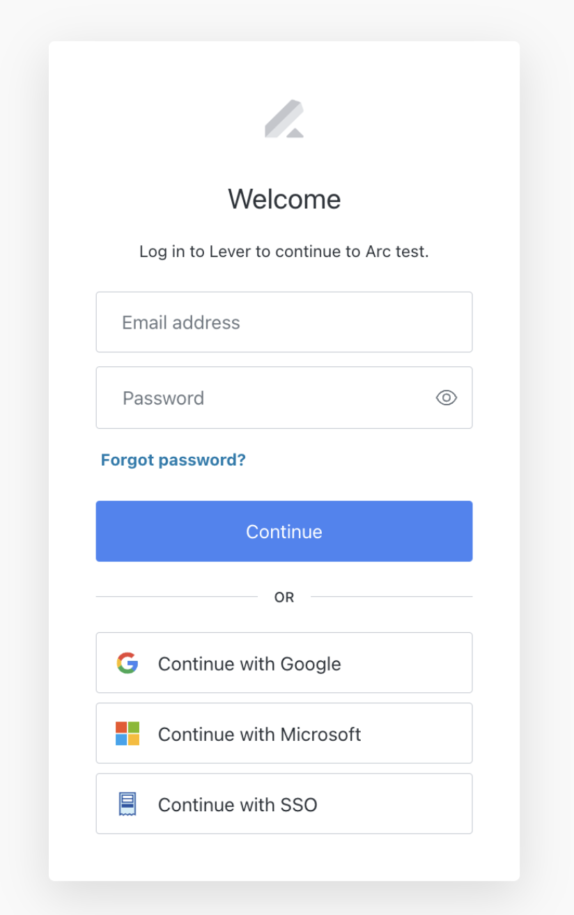 Enabling and using the Arc integration – Lever Support