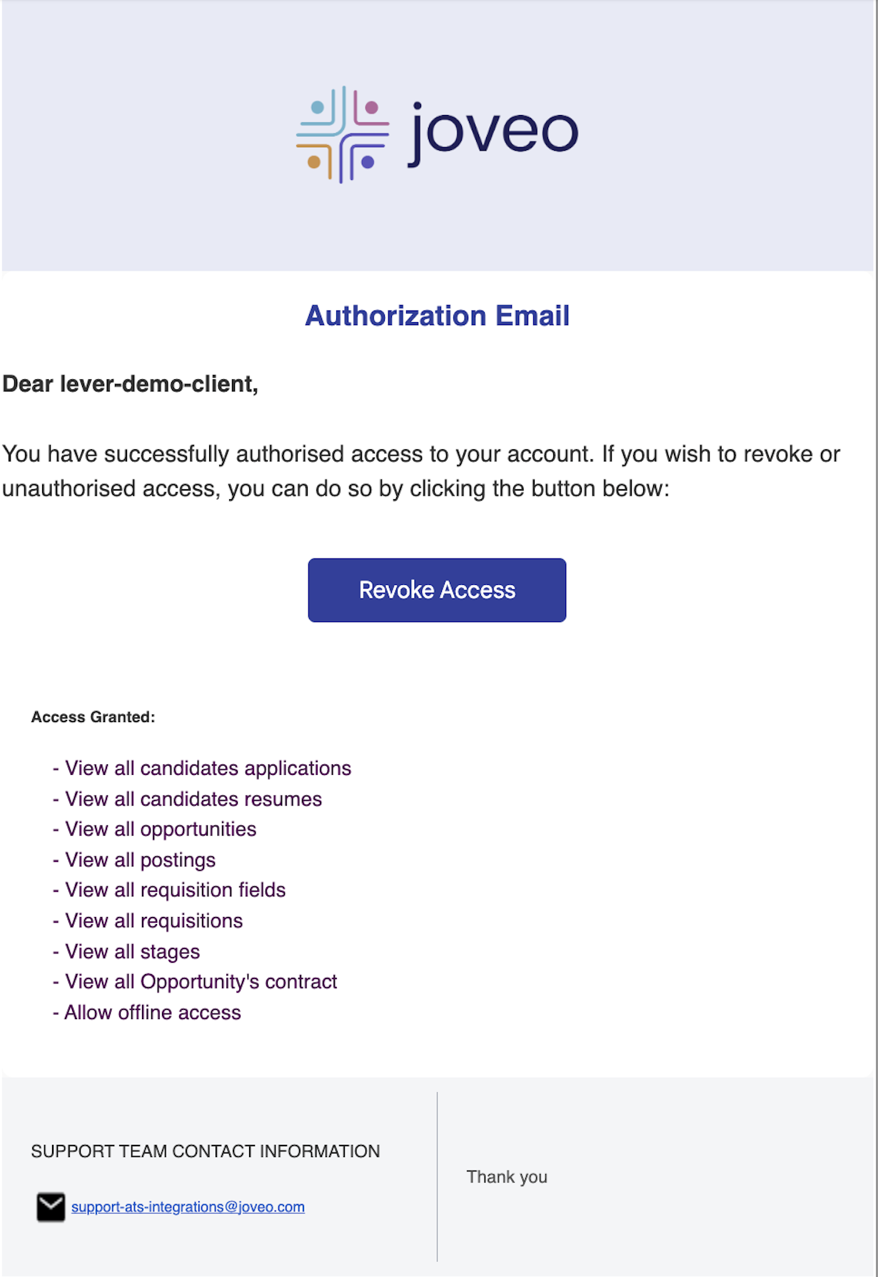Enabling and using the Joveo integration – Lever Support