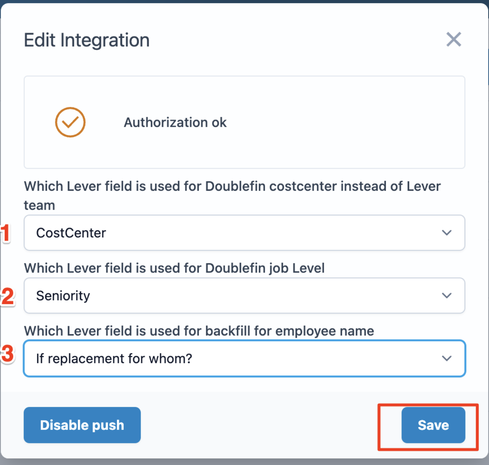Enabling and using the Doublefin integration – Lever Support