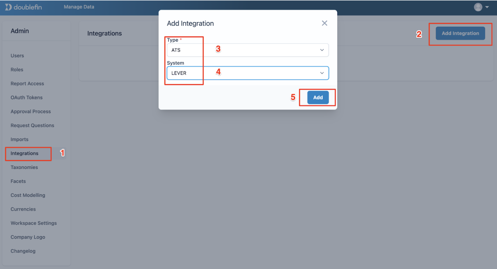 Enabling and using the Doublefin integration – Lever Support