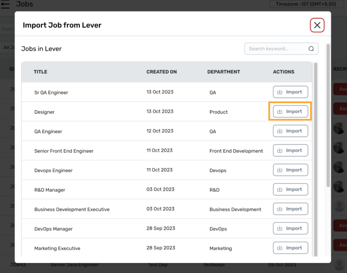 Enabling and using the SkillKeepr integration – Lever Support