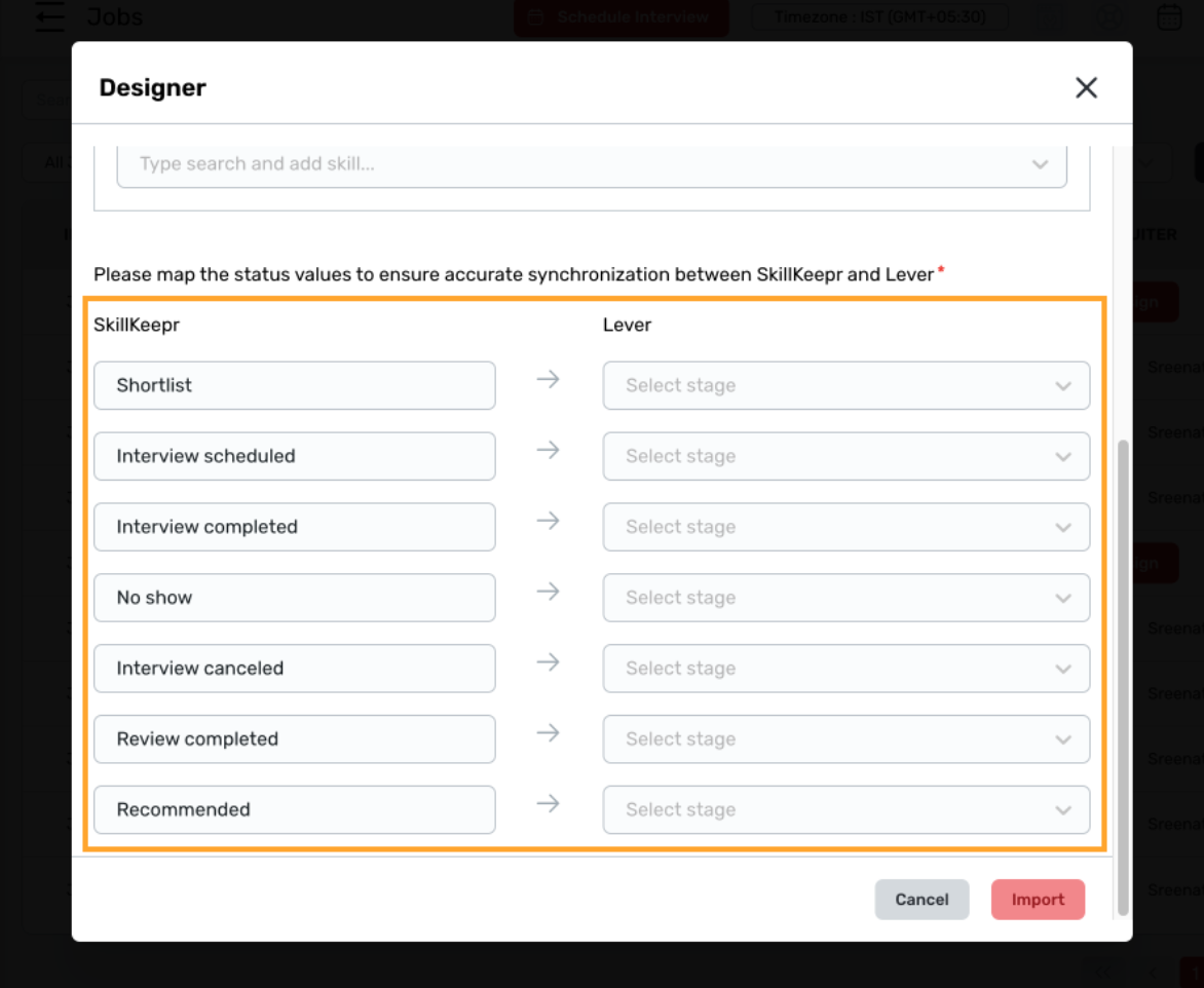 Enabling and using the SkillKeepr integration – Lever Support