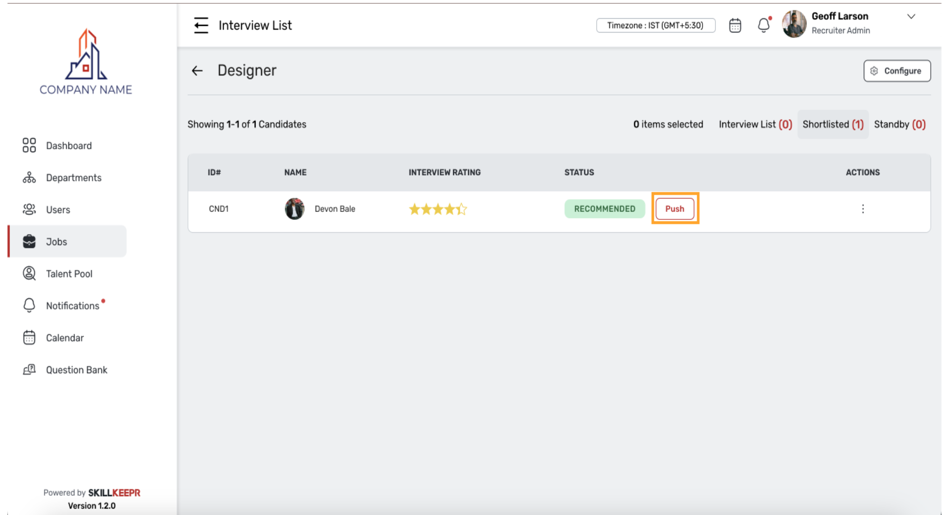Enabling and using the SkillKeepr integration – Lever Support