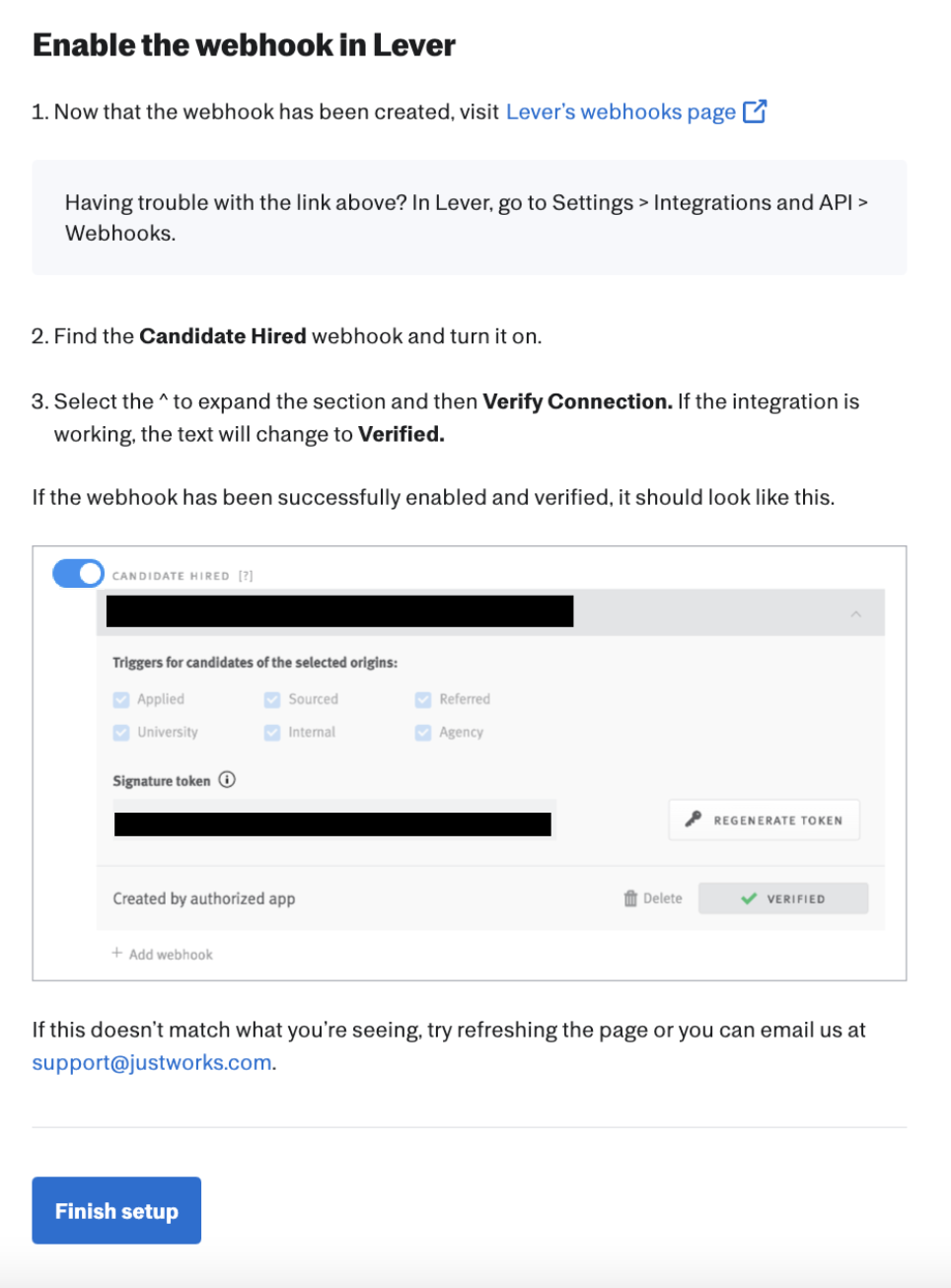 Enabling and using the Justworks integration – Lever Support