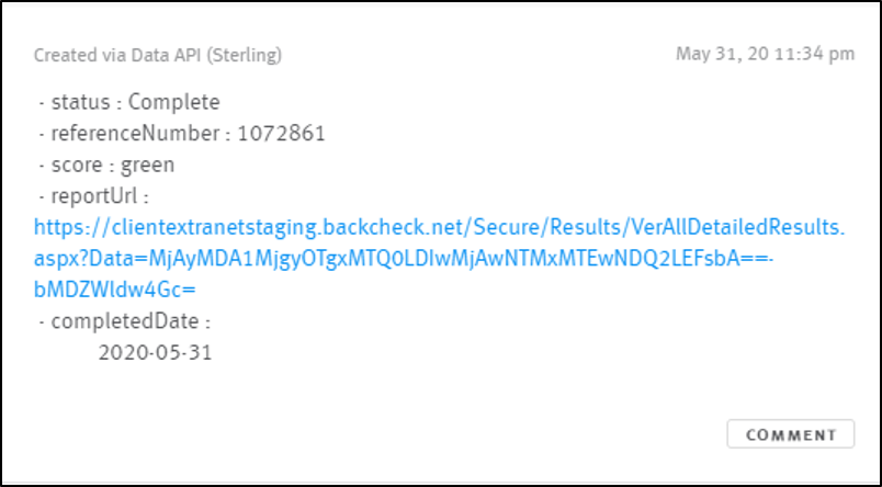 Enabling and using the Sterling Backcheck integration – Lever Support