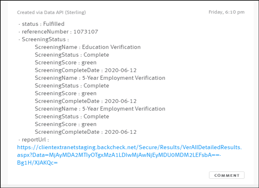 Enabling and using the Sterling Backcheck integration – Lever Support