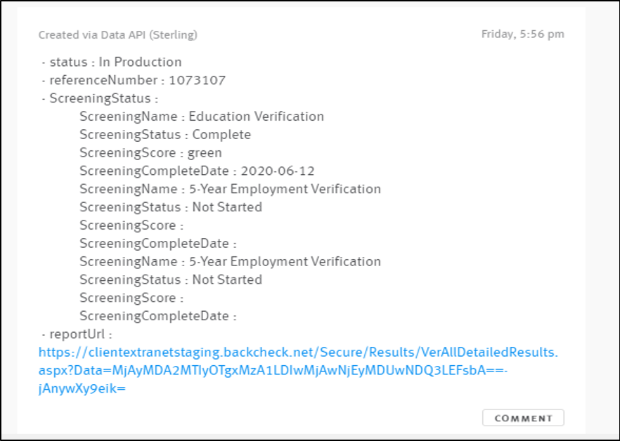 Enabling and using the Sterling Backcheck integration – Lever Support