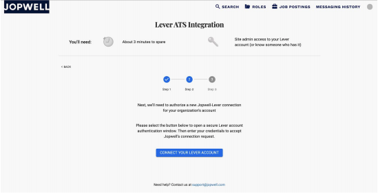 Enabling and using the Jopwell integration – Lever Support