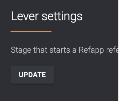 Enabling and using the Refapp integration – Lever Support