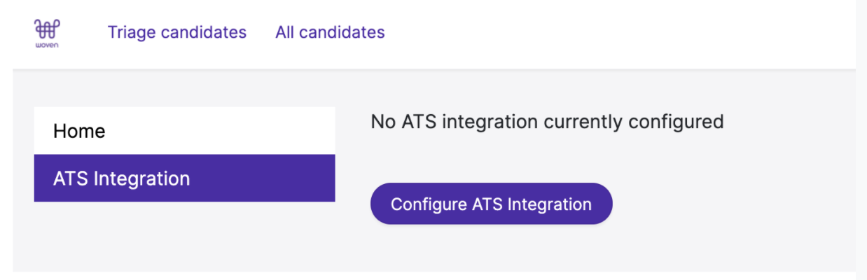 Enabling and using the Woven integration – Lever Support