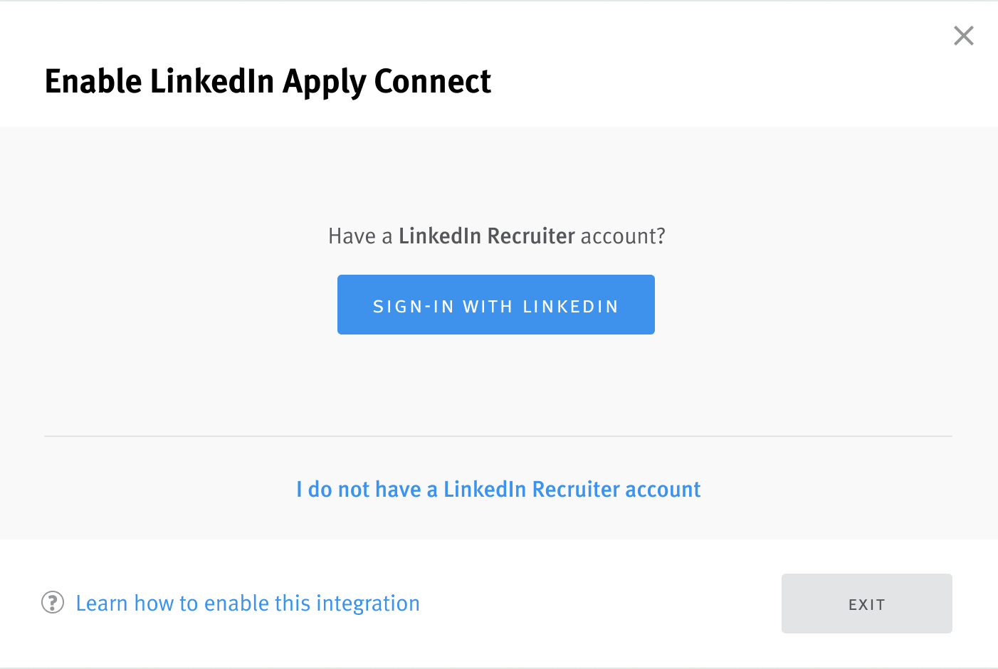 Enabling and using the LinkedIn Apply Connect integration – Lever Support