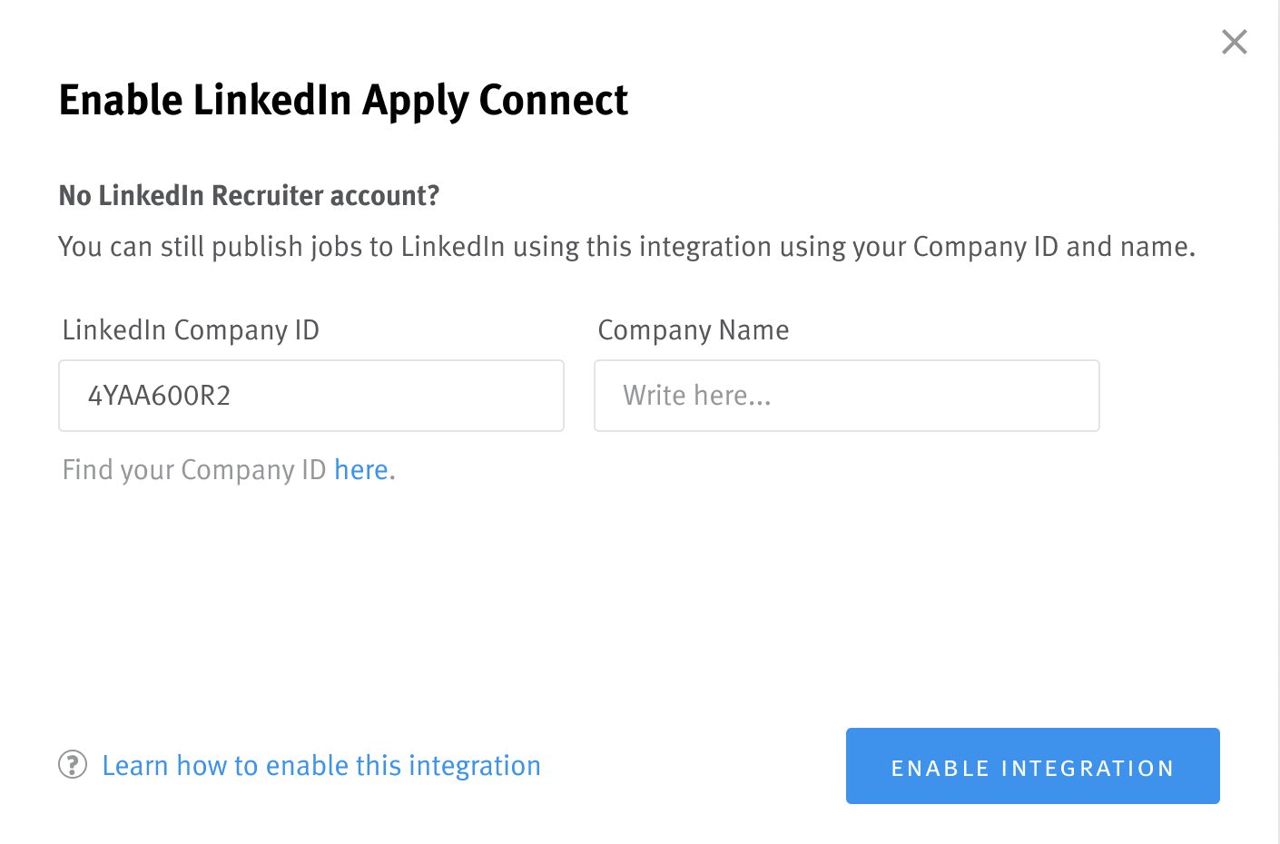 Enabling and using the LinkedIn Apply Connect integration – Lever Support