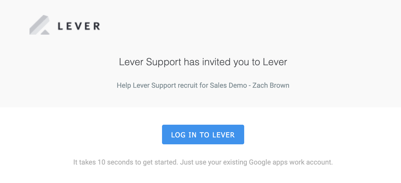 Adding and managing users – Lever Support