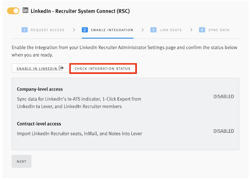 Enabling the LinkedIn Recruiter System Connect (RSC) integration – Lever Support