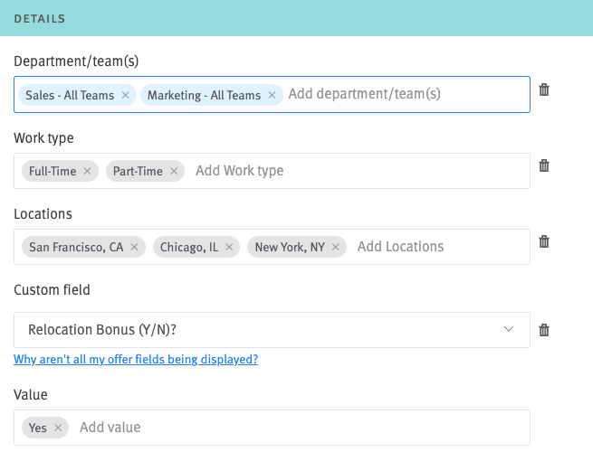 Building offer approval workflows – Lever Support