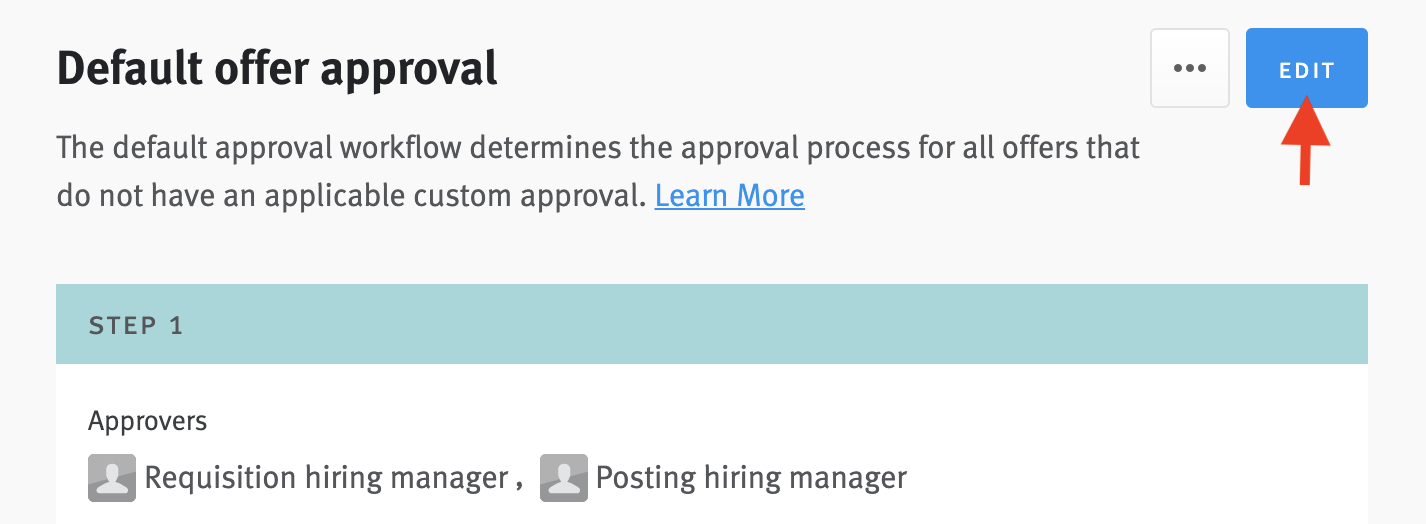 Building offer approval workflows – Lever Support