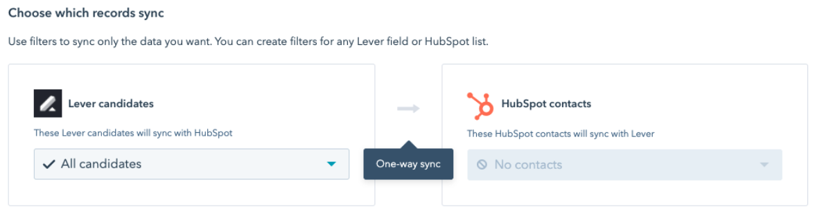 Enabling and using the HubSpot integration – Lever Support