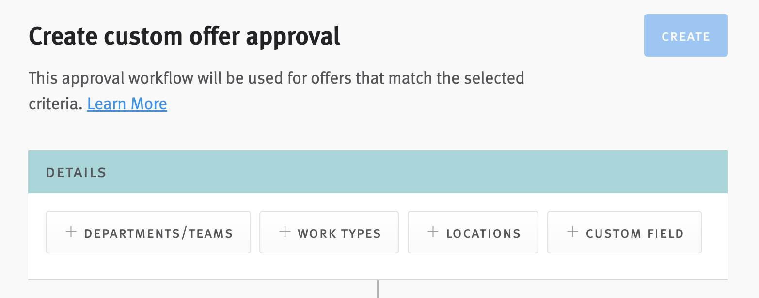 Building offer approval workflows – Lever Support