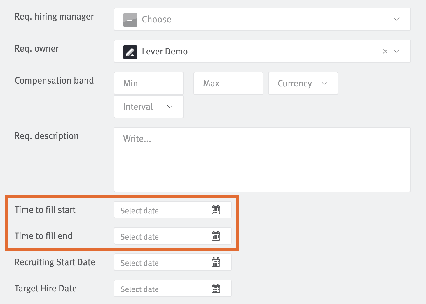 Visual Insights: Configuring the time to fill calculation – Lever Support