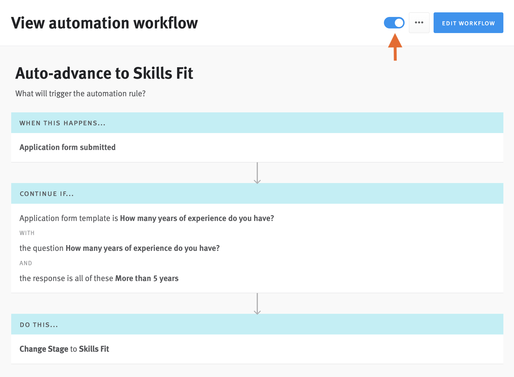 Creating and managing automation workflows – Lever Support